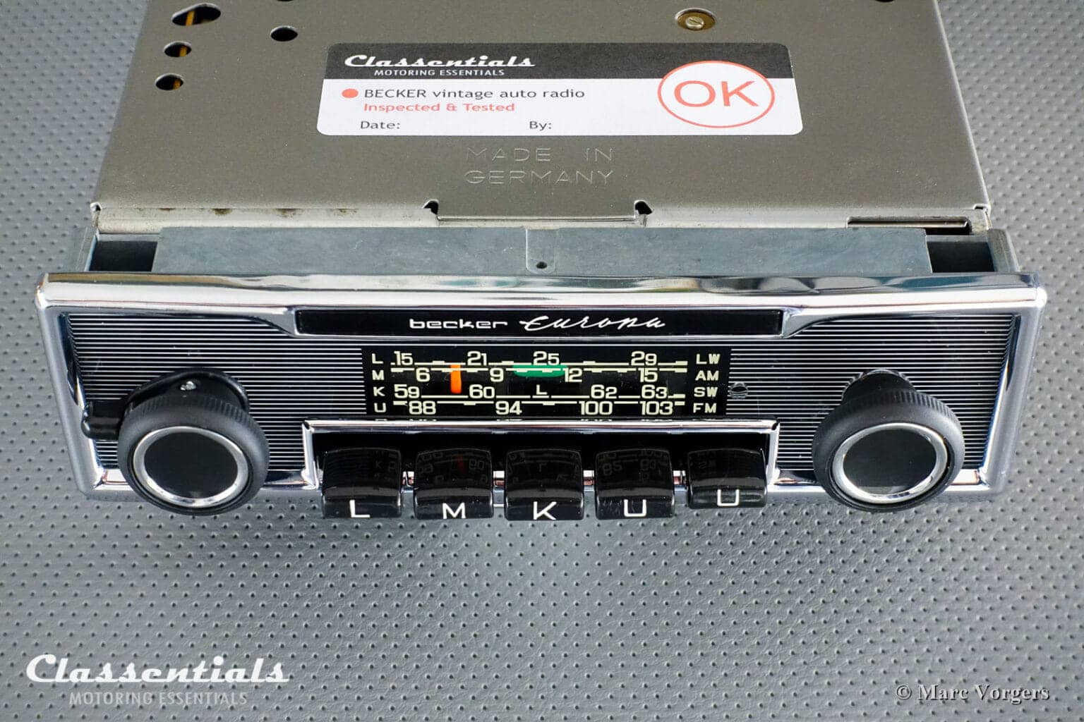 SOLD to Italy: Becker EUROPA LMKU 1968 Vintage Original High-End ...
