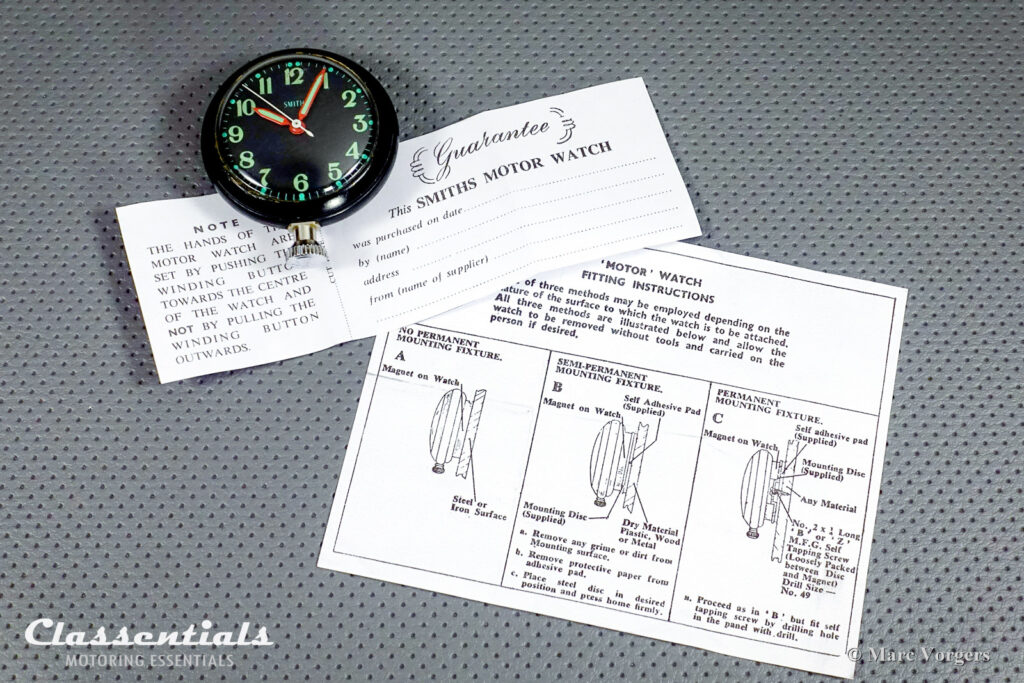 SOLD to the USA: Vintage Original 1960s Black SMITHS Motor Watch ...